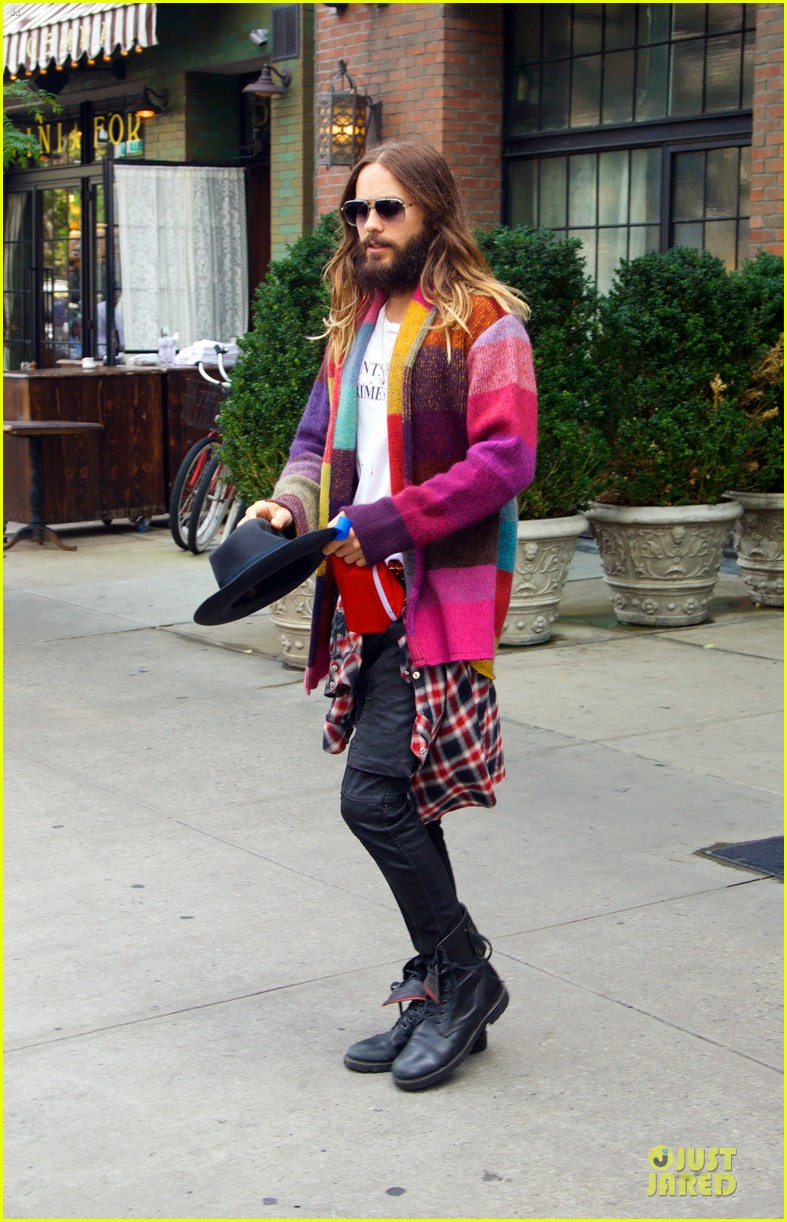 Jared Leto Is So Colorful Before His 30 Seconds to Mars Concert!: Photo ...