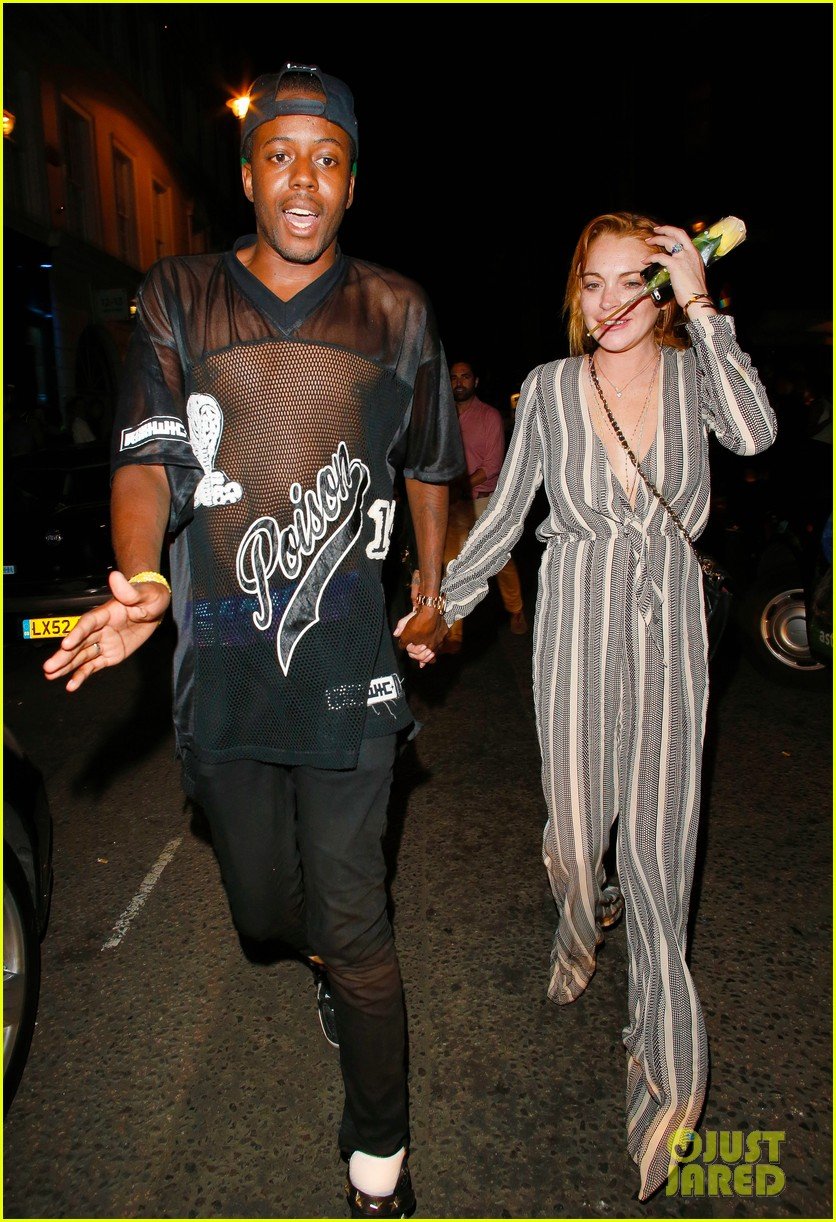 Lindsay Lohan Holds Hands with Blogger Vas J Morgan: Photo 3168382 ...