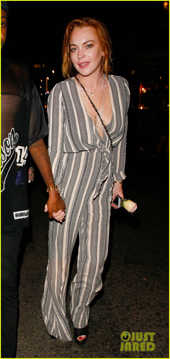 Lindsay Lohan Holds Hands with Blogger Vas J Morgan: Photo 3168386 ...