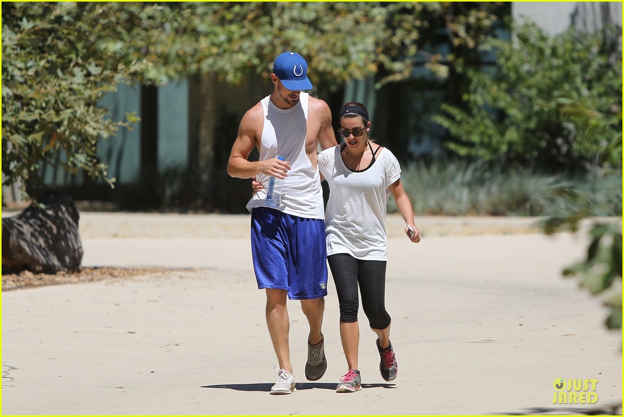 Lea Michele & Boyfriend Matthew Paetz Sweat It Out During Hike: Photo ...
