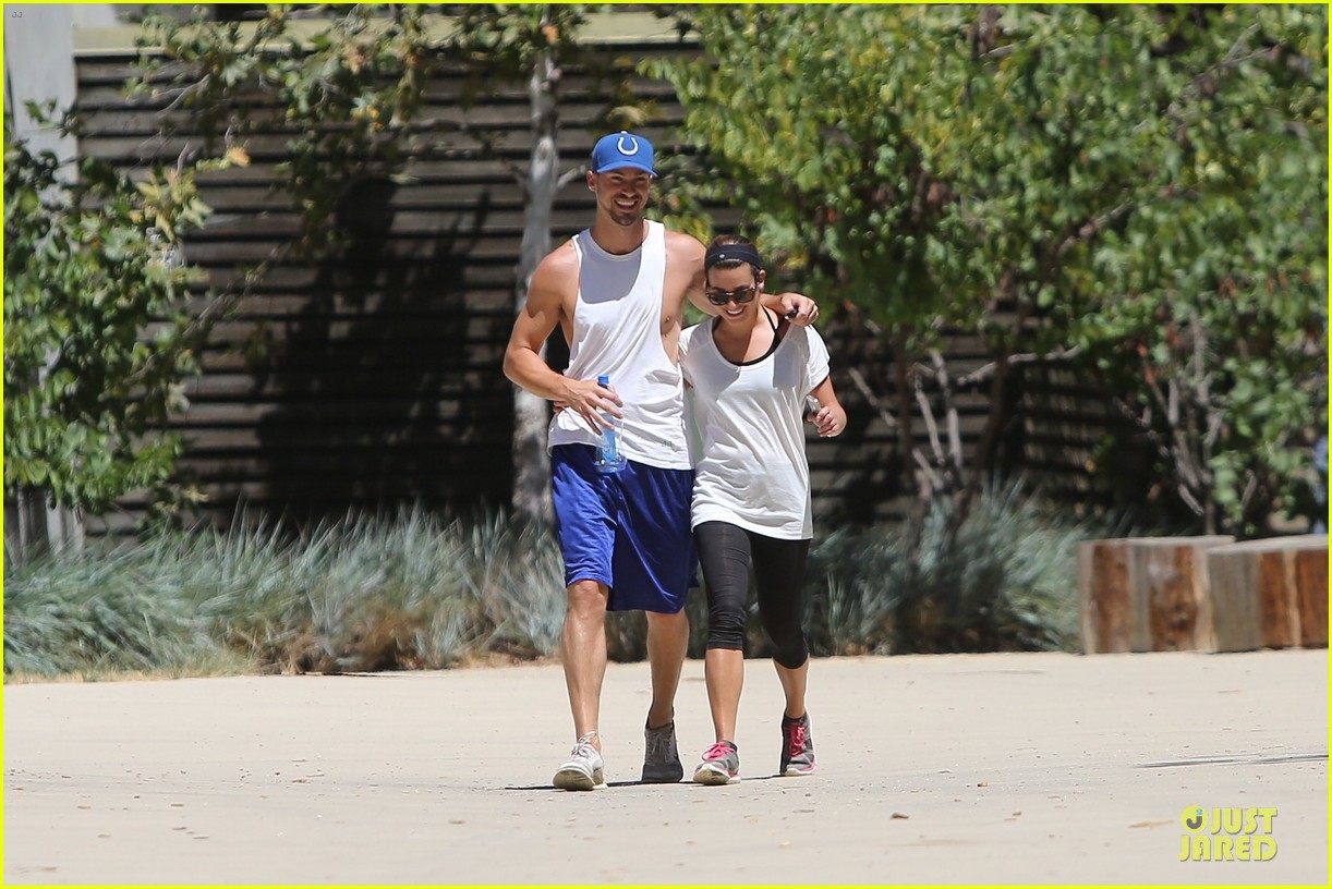 Lea Michele & Boyfriend Matthew Paetz Sweat It Out During Hike: Photo ...
