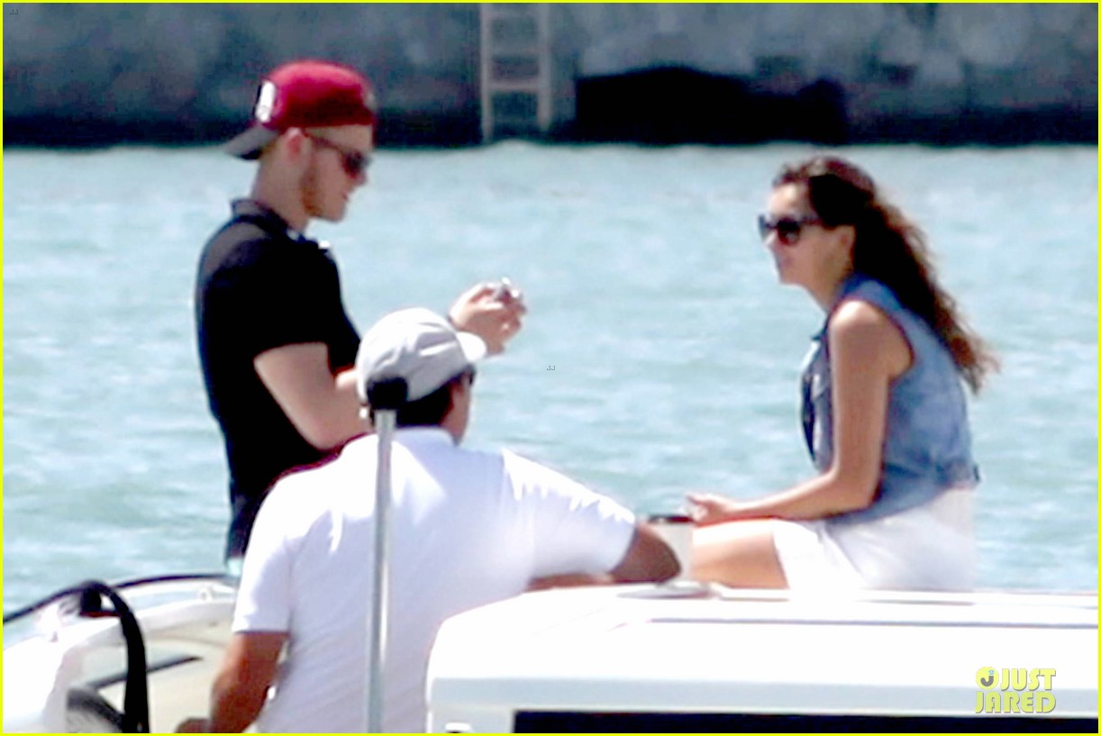 Nina Dobrev & Alexander Ludwig Hang Out On a Yacht in Ibiza!: Photo ...