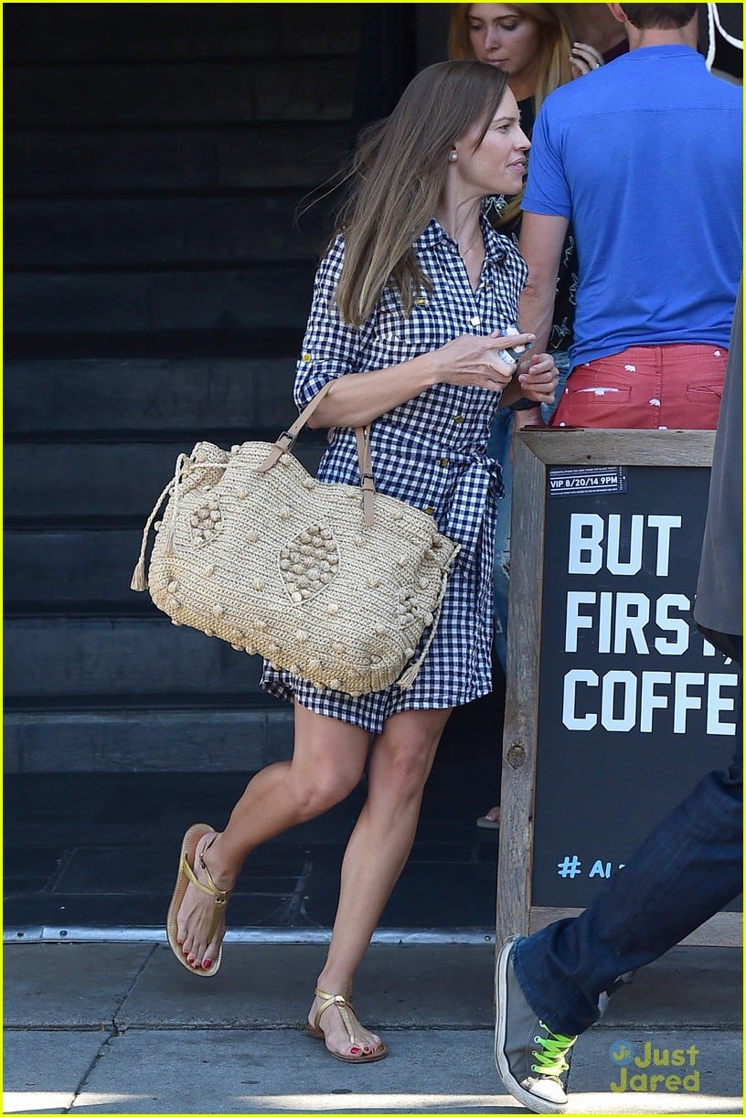Hilary Swank Follows the Saying 'But First Coffee': Photo 3180000 ...