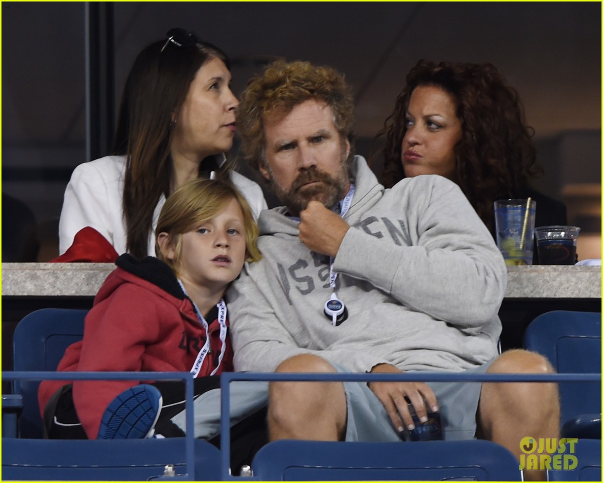 Will Ferrell Brings His Bushy Beard & Family to the U.S. Open: Photo ...