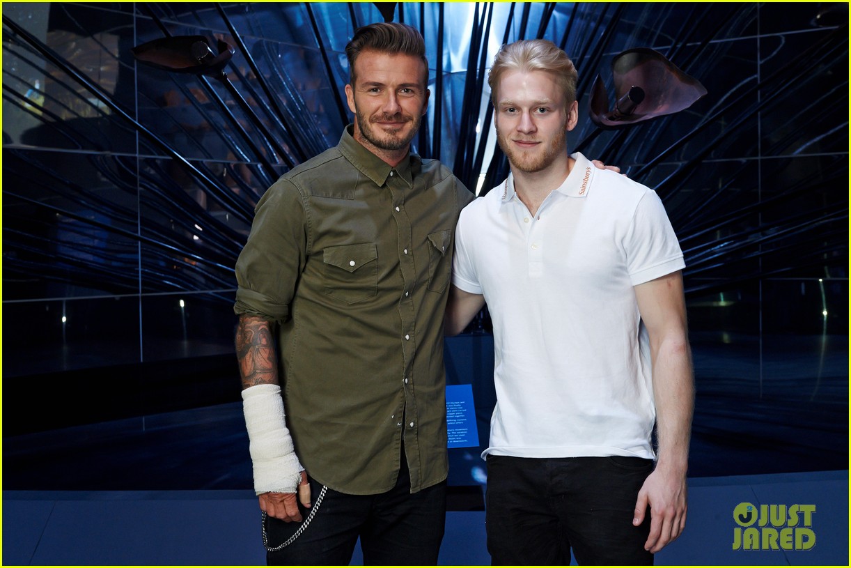 David Beckham Wears an Arm Bandage After His Motorcycle Accident: Photo ...