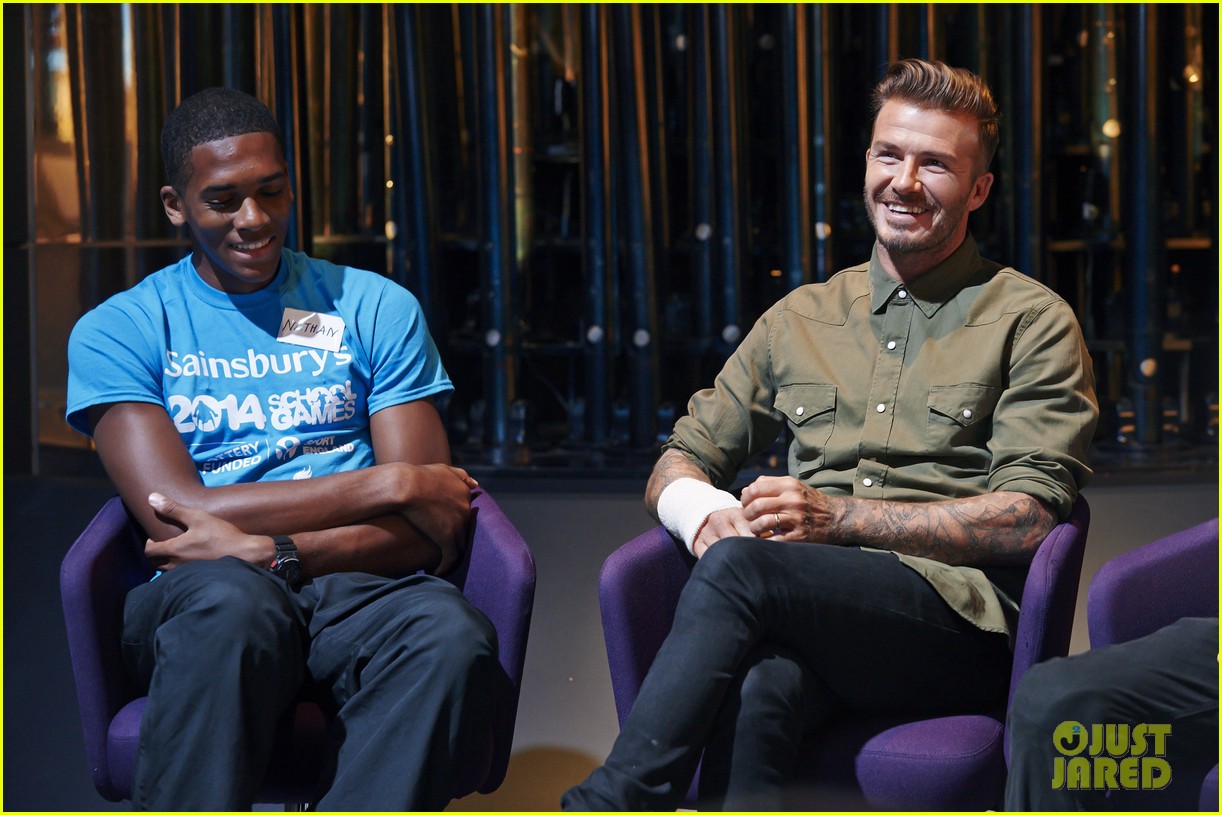 David Beckham Wears an Arm Bandage After His Motorcycle Accident: Photo ...