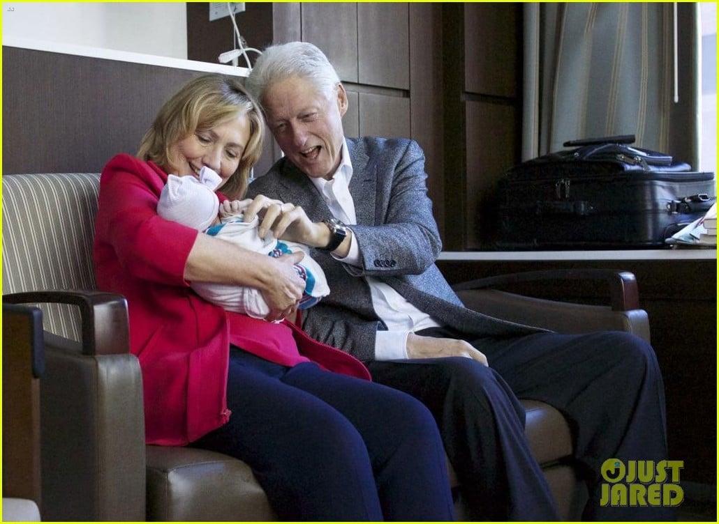 Bill & Hillary Clinton Share First Photos of Chelsea's Daughter ...