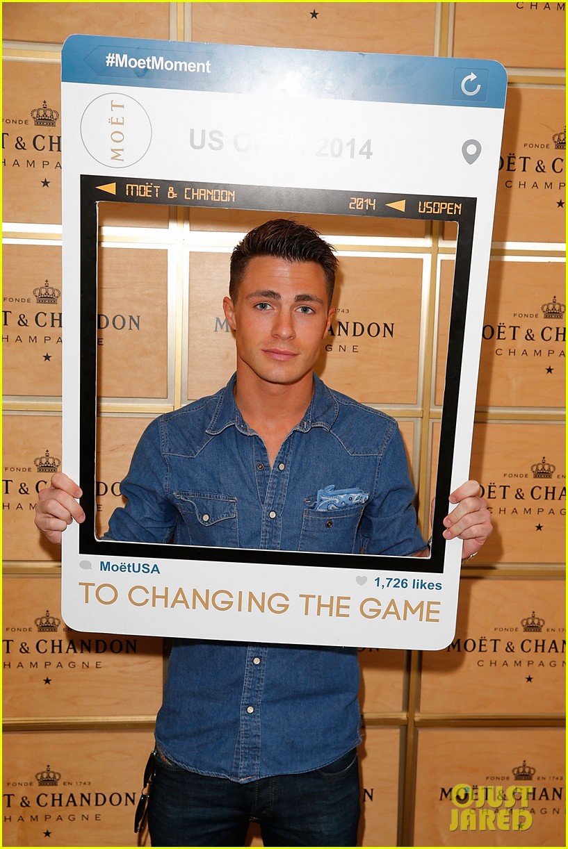 Colton Haynes Suits Up for NYFW & Has His Moet Moment!: Photo 3192705 ...