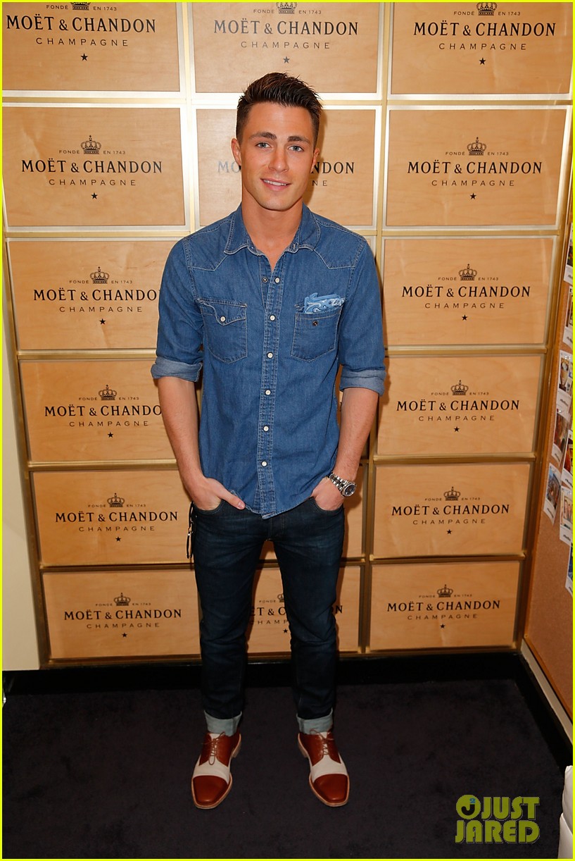 Colton Haynes Suits Up for NYFW & Has His Moet Moment!: Photo 3192708 ...