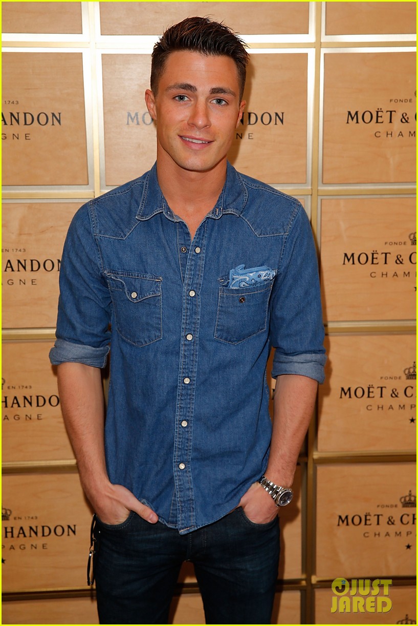 Colton Haynes Suits Up for NYFW & Has His Moet Moment!: Photo 3192710 ...