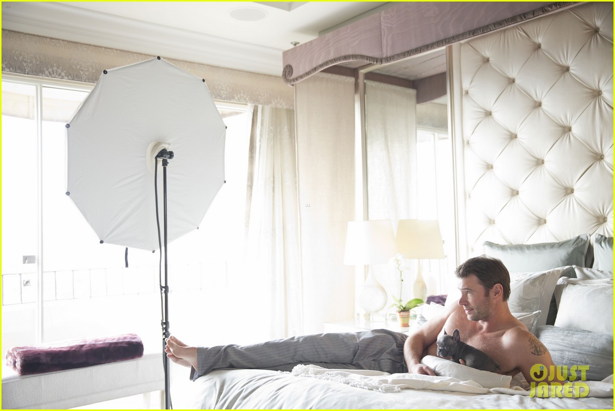 Scandal's Scott Foley Cradles Tiny Puppy in His Huge Arms for Shirtless Charisma Shoot - See the ...