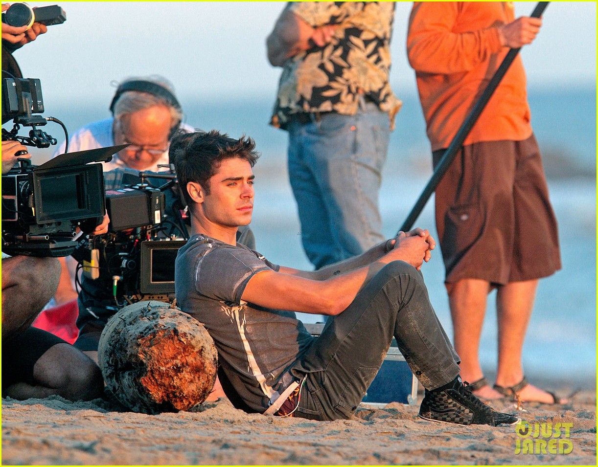 Zac Efron Hangs Out Shirtless on the Beach with 'We Are Your Friends ...