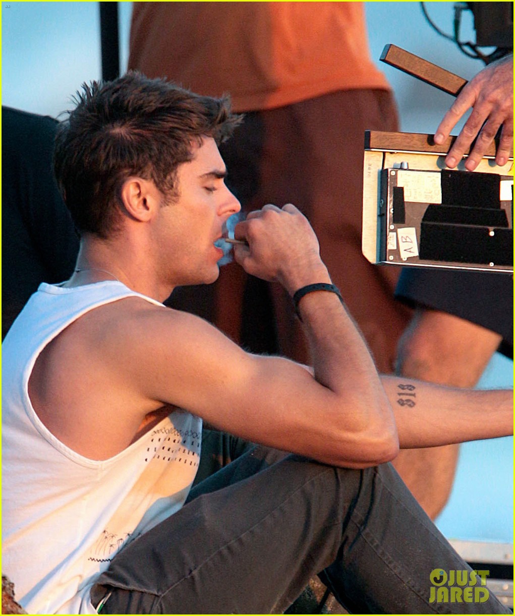 Zac Efron Hangs Out Shirtless on the Beach with 'We Are Your Friends ...