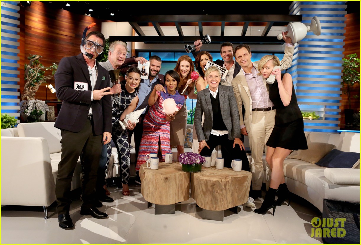 'Scandal' Cast Takes Super Selfie with Ellen DeGeneres!: Photo 3204388 ...