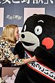 Lea Seydoux Snuggles Mascot Kumamon at 'Beauty and The Beast' Japan ...