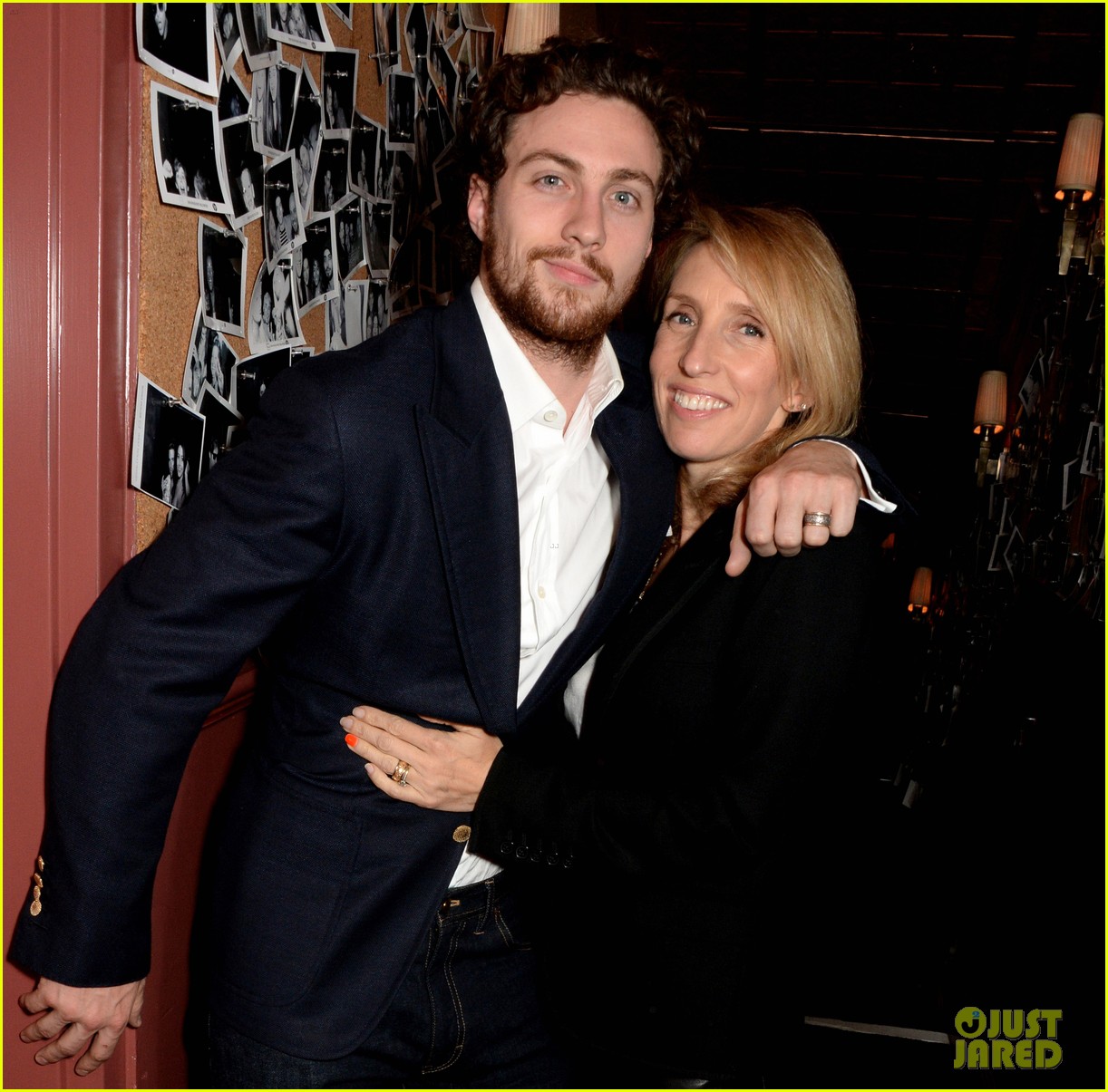 Aaron Taylor-Johnson Cuddles Close to His Wife Sam at the Teen Cancer ...
