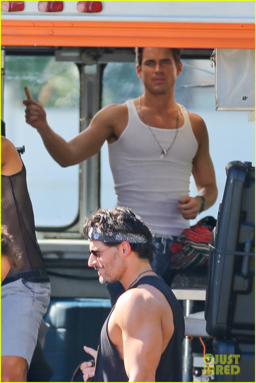 Matt Bomer Goes Shirtless, Channing Tatum & Joe Manganiello Show Off Huge Muscles on 'Magic Mike ...