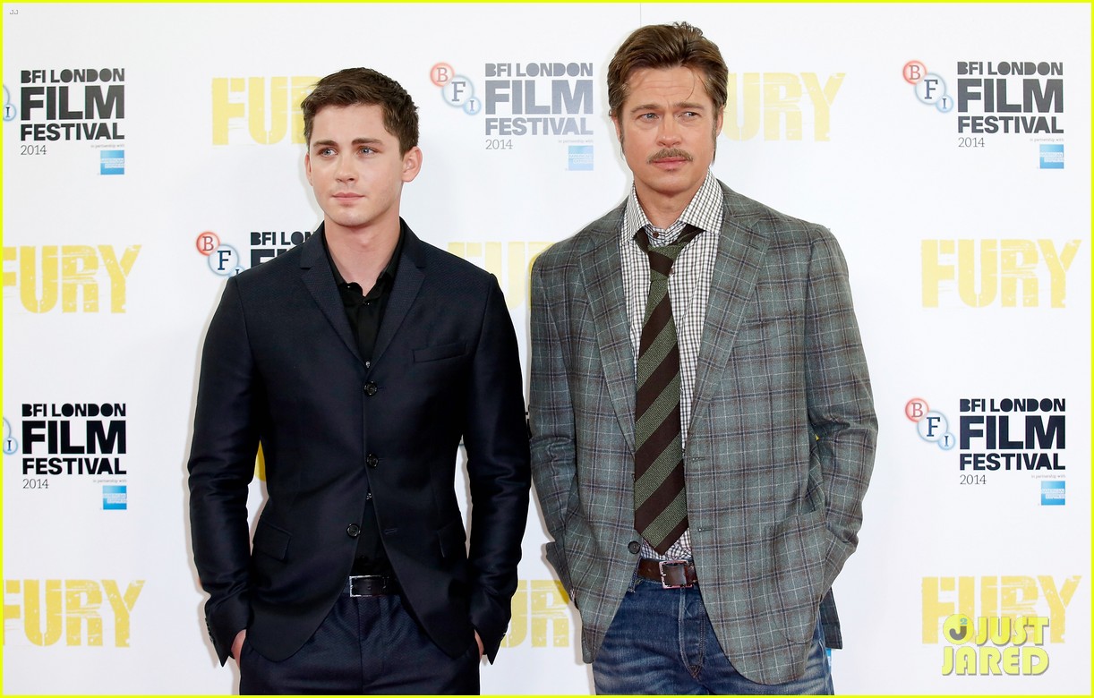 Brad Pitt is a Tough Guy to Punch, Says Co-Star Logan Lerman: Photo ...