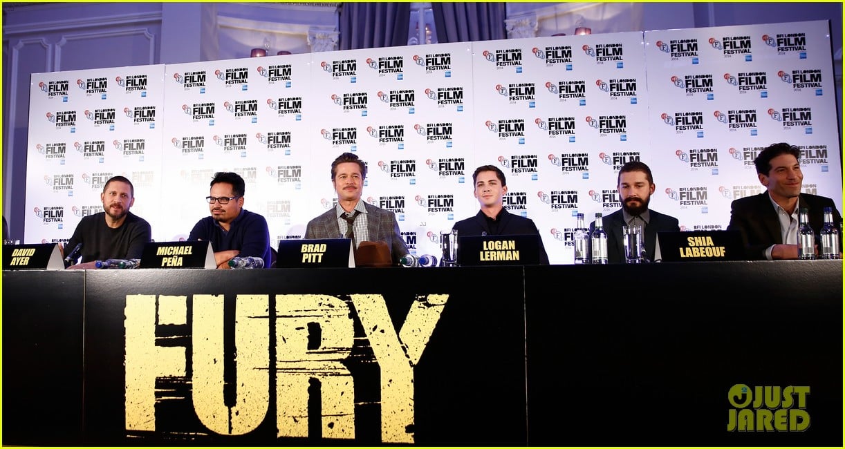 Brad Pitt is a Tough Guy to Punch, Says Co-Star Logan Lerman: Photo ...