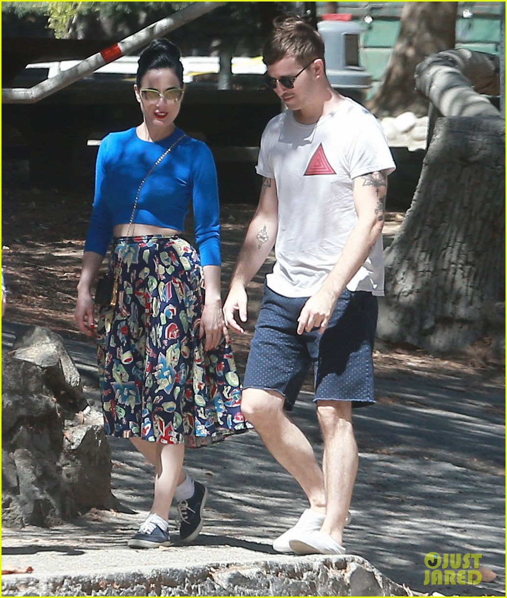 Dita Von Teese Takes Post-Birthday Stroll with Adam Rajcevich: Photo ...