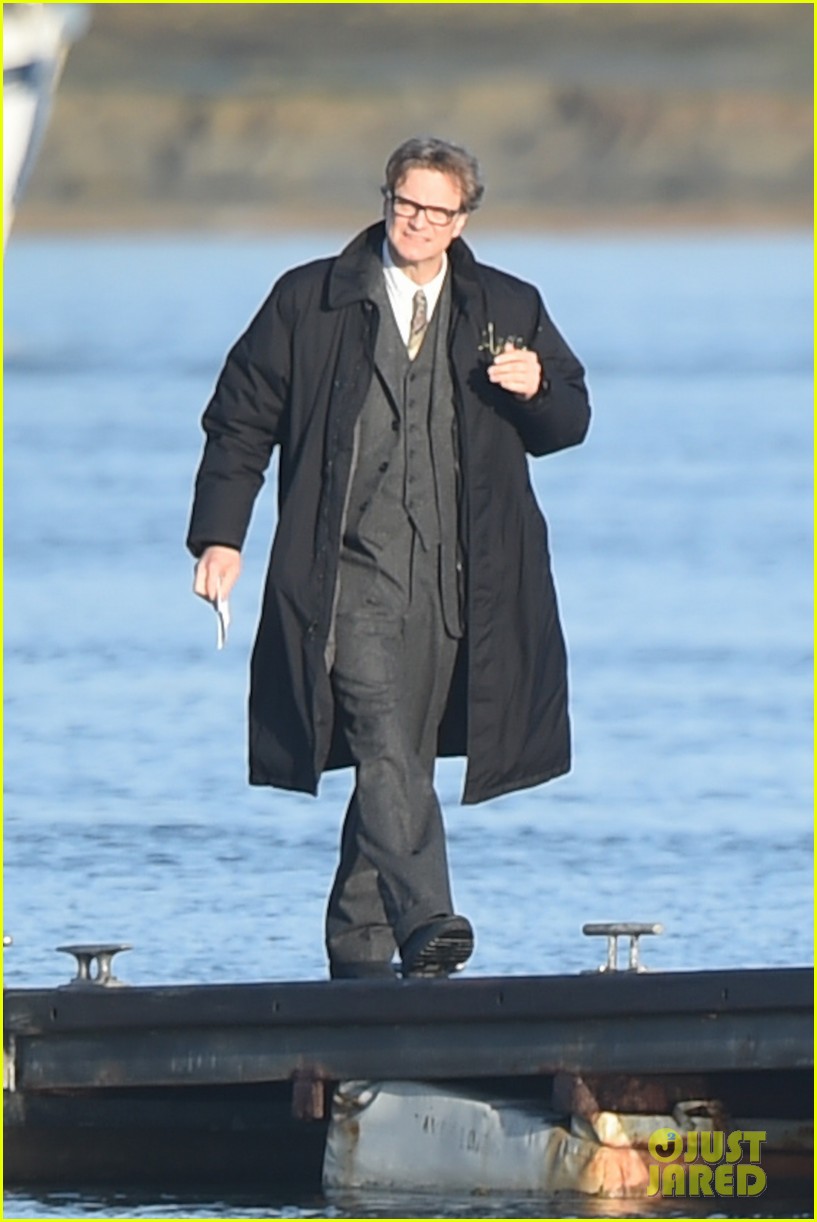 Colin Firth Gets Frustrated with Dominic West on the 'Genius' Set ...