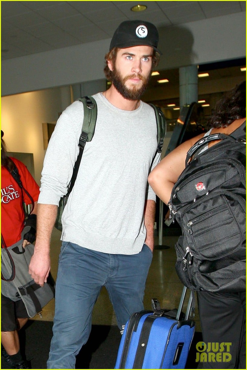 Liam Hemsworth & Josh Hutcherson Arrive in L.A. Ahead of 'Mockingjay ...