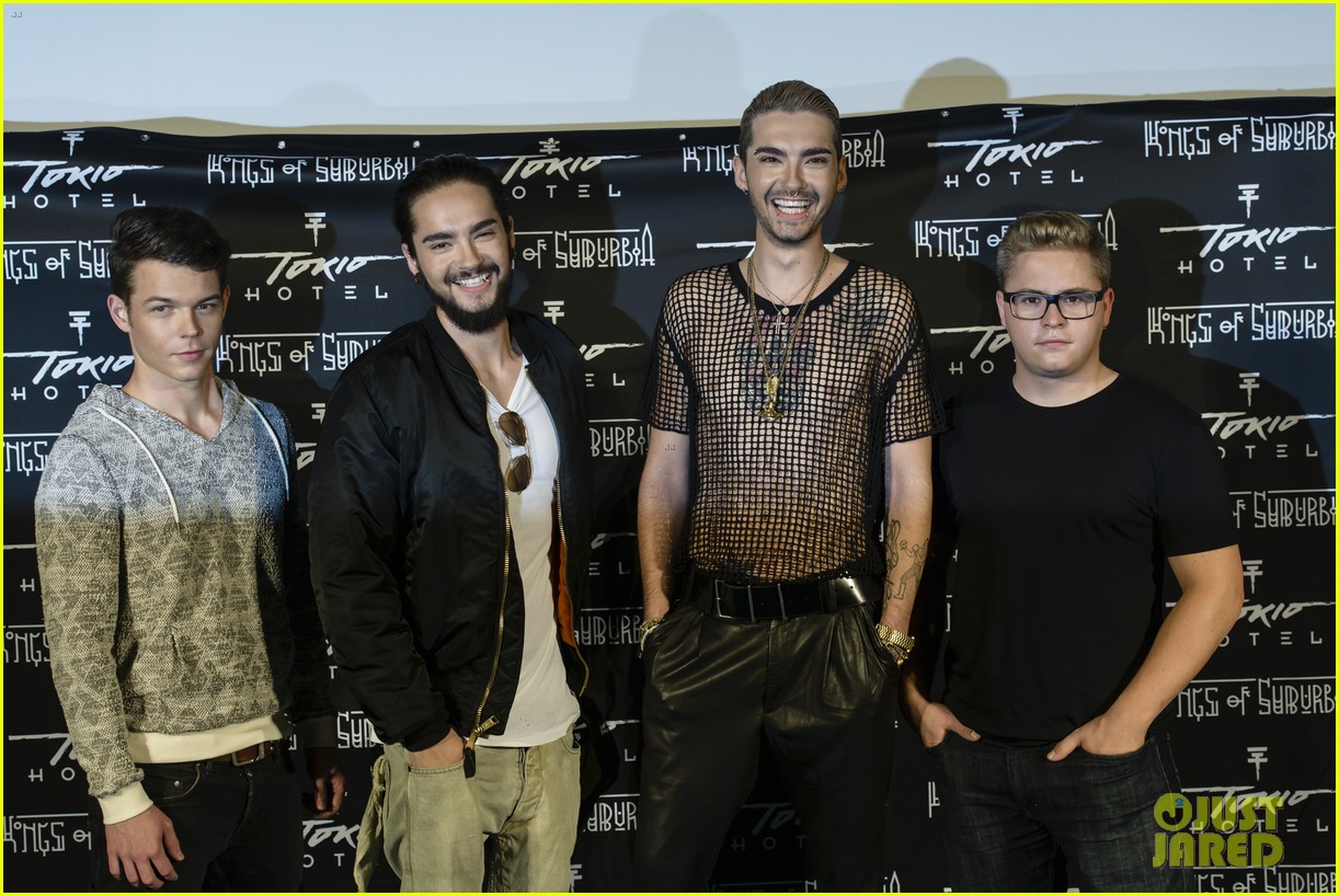 Tokio Hotel Celebrate 'Kings Of Suburbia' Release at Berlin Press Conference & Photo Call ...