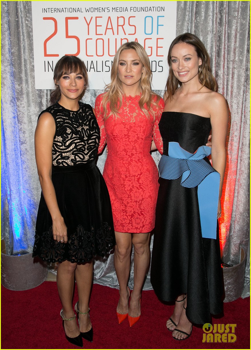 Kate Hudson & Olivia Wilde Honor Women at Courage In Journalism Awards ...