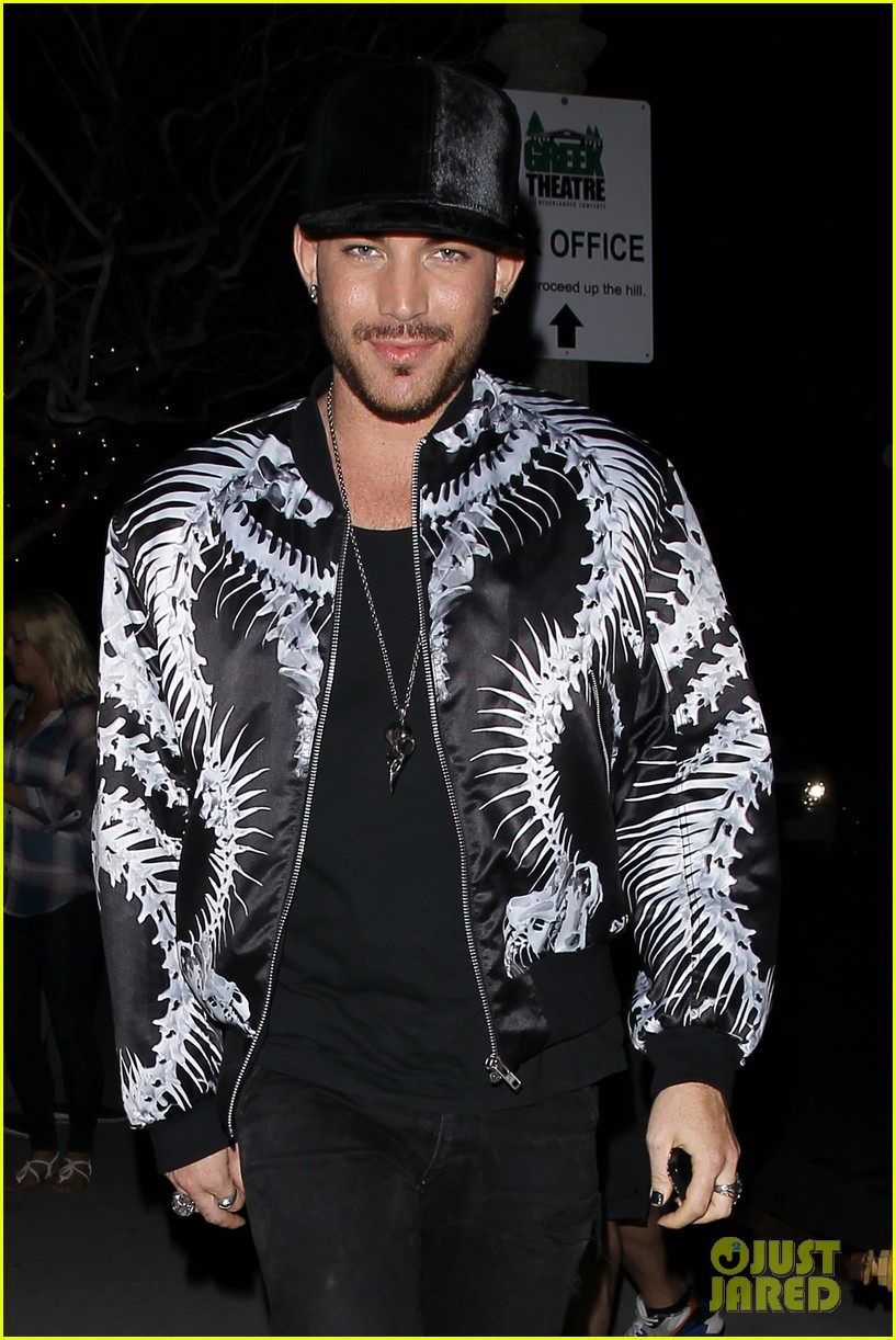 Adam Lambert & Lots of Other Celebs Watch Sam Smith Sing Live in ...