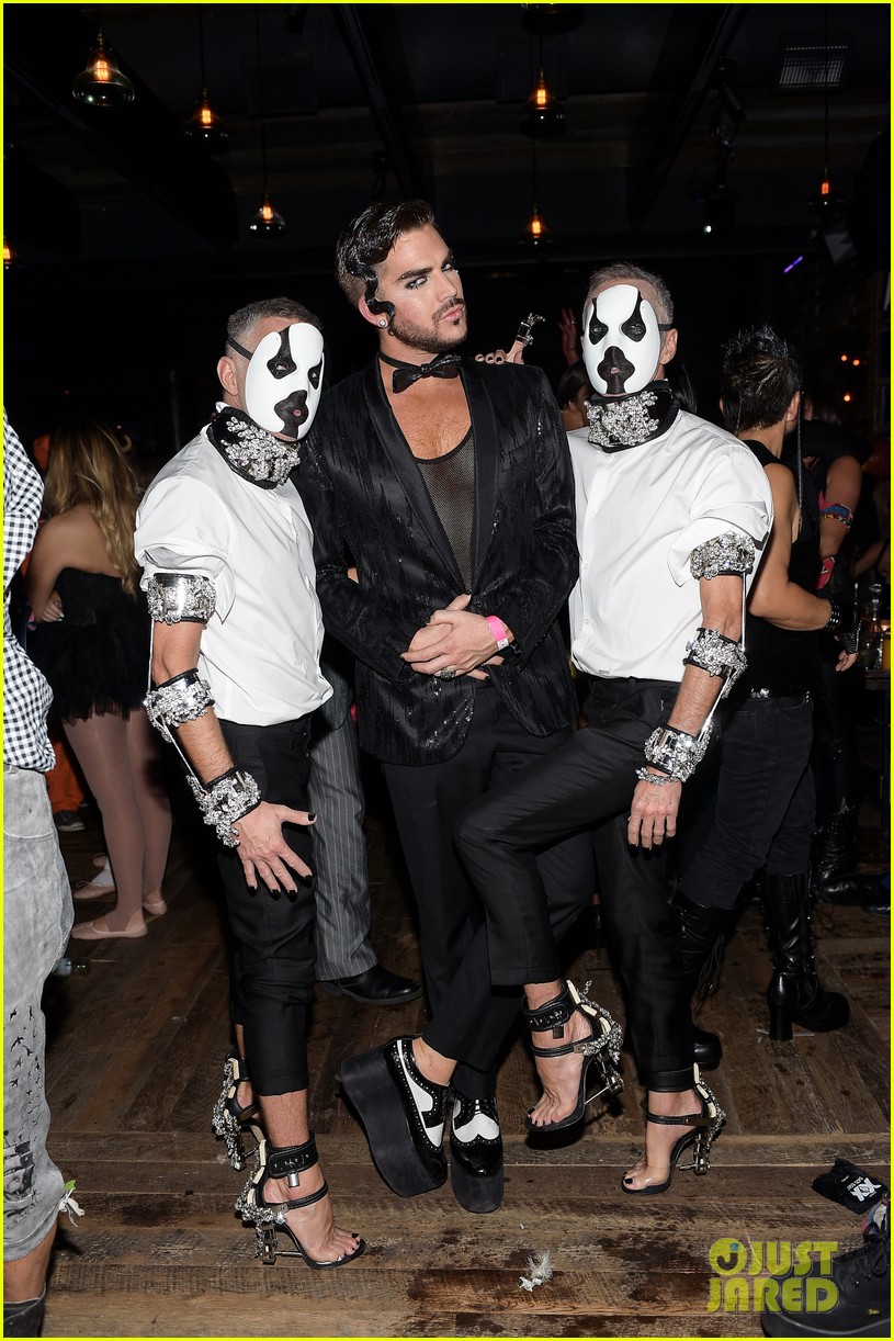 Adam Lambert Brings the Entertainment to Matthew Morrison's Halloween ...