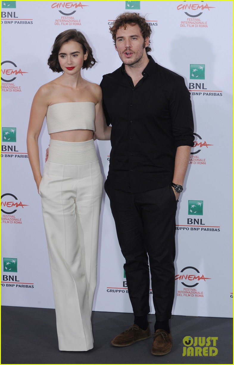 Lily Collins & Sam Claflin Premiere 'Love, Rosie' In Rome: Photo ...