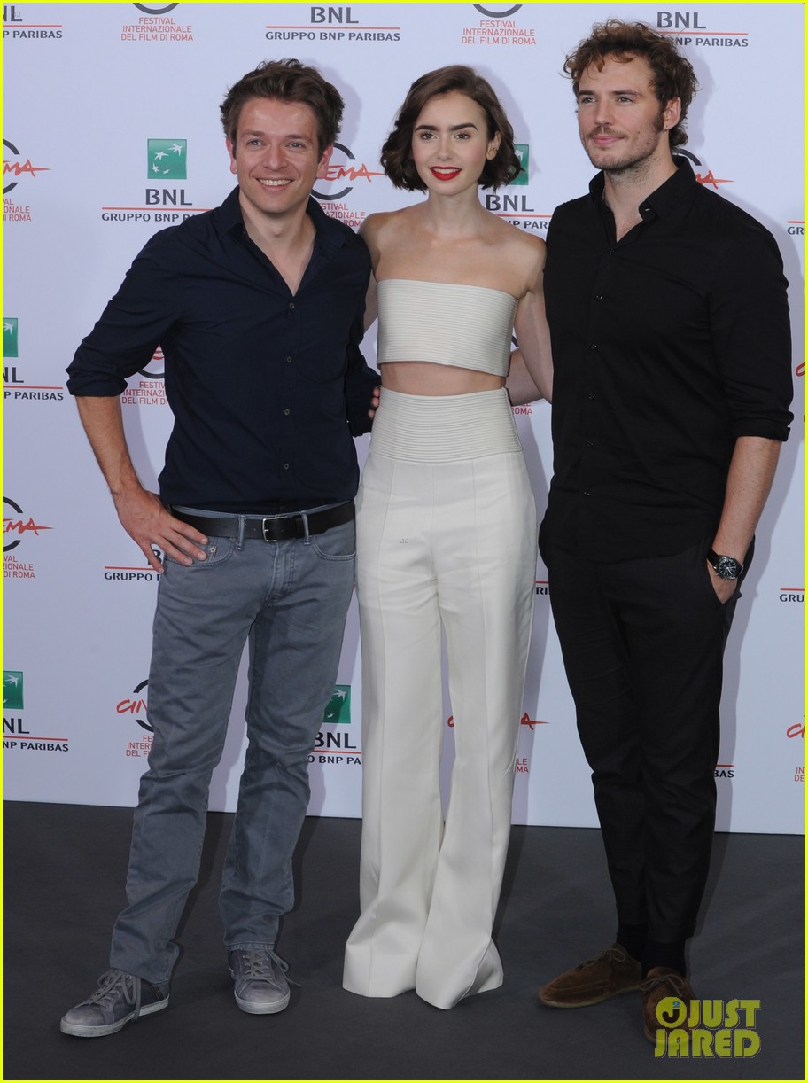 Lily Collins & Sam Claflin Premiere 'Love, Rosie' In Rome: Photo ...