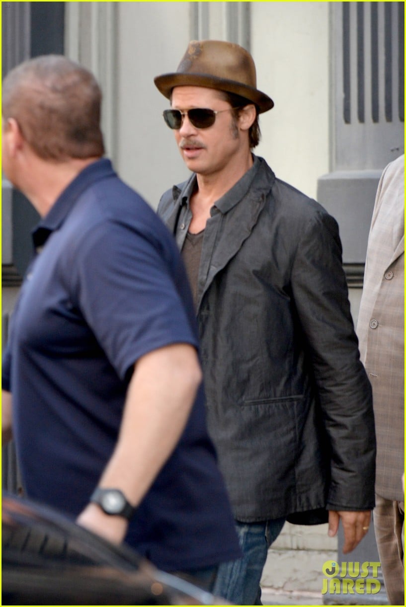 Brad Pitt's 'Fury' Cast Members Were All Vying For His Attention On Set ...