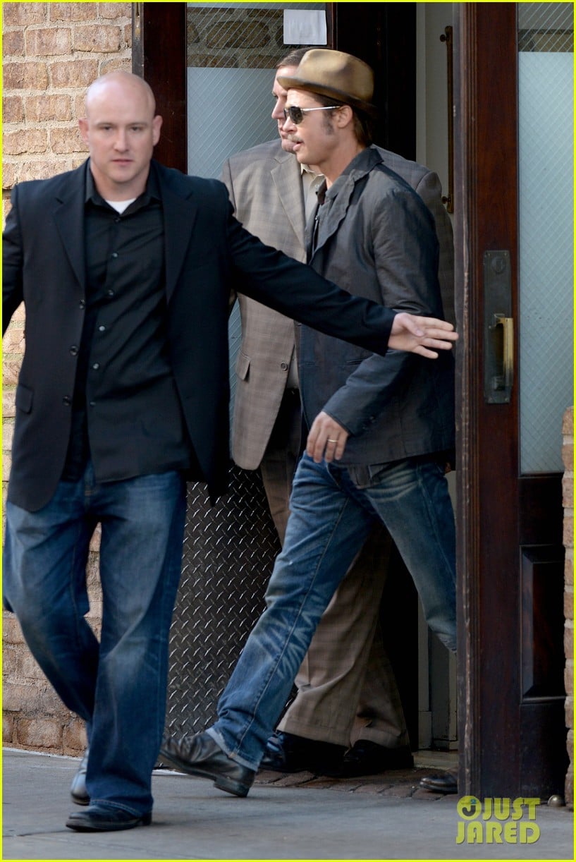 Brad Pitt's 'Fury' Cast Members Were All Vying For His Attention On Set ...