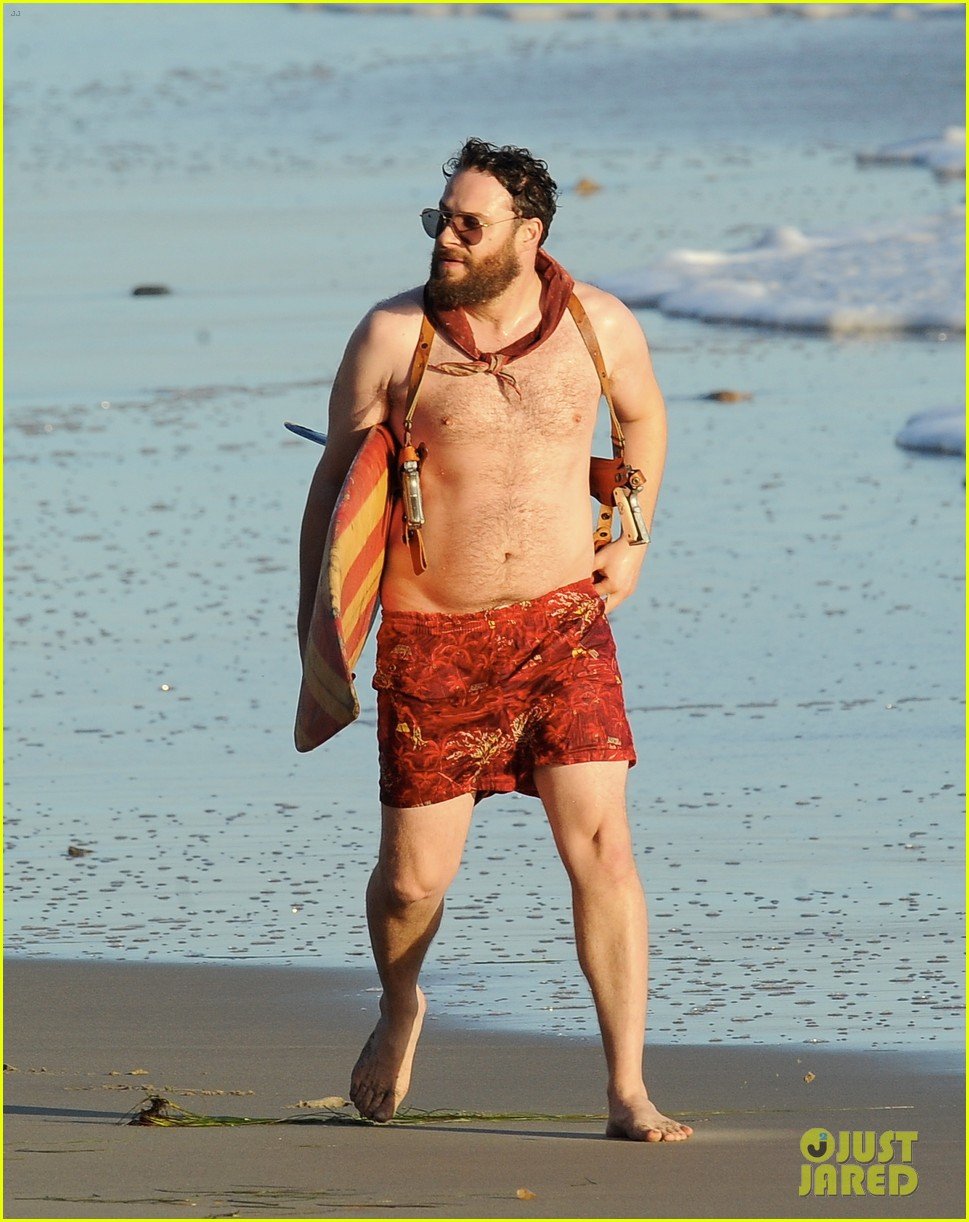 Shirtless Seth Rogen is Locked & Loaded For 'Zeroville' Scenes: Photo ...