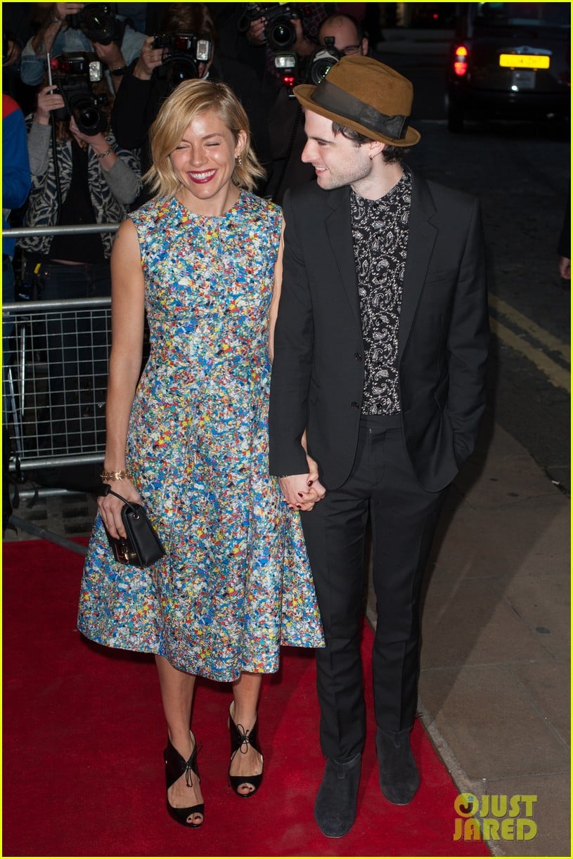 Sienna Miller Supports Partner Tom Sturridge at 'Effie Gray' World ...