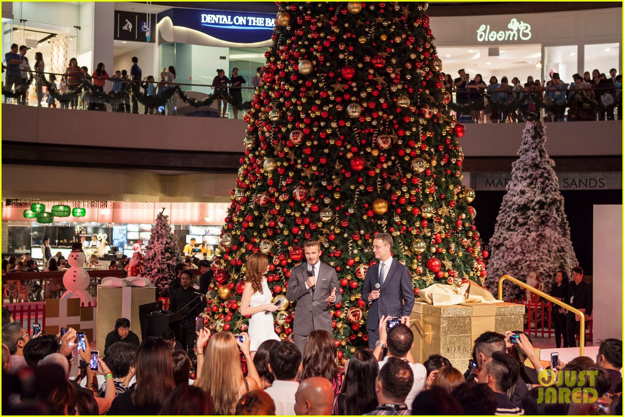 David Beckham Looks Dashing While Getting into the Christmas Spirit ...