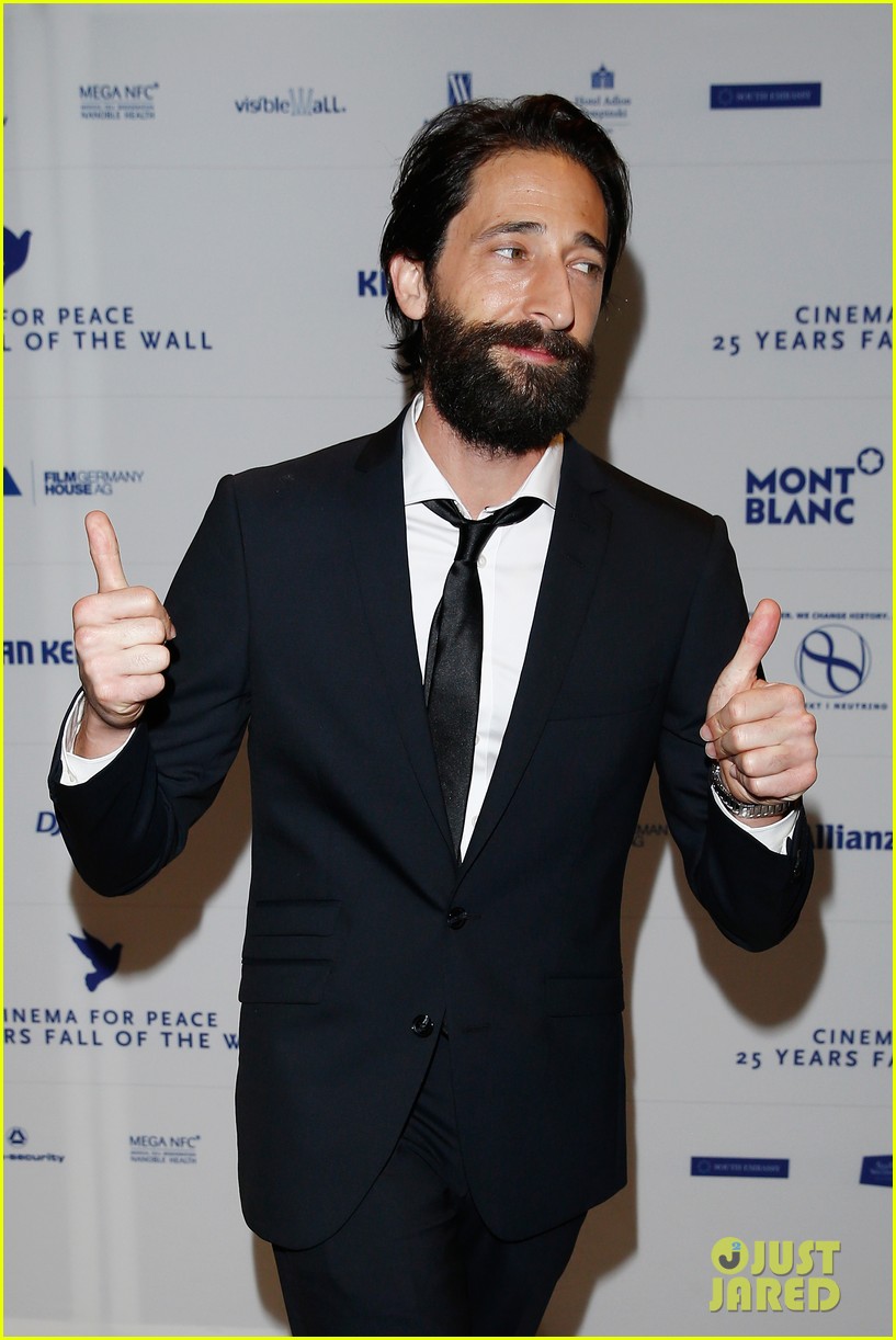 Adrien Brody Brings His Dad Along to Celebrate the Fall of the Berlin ...