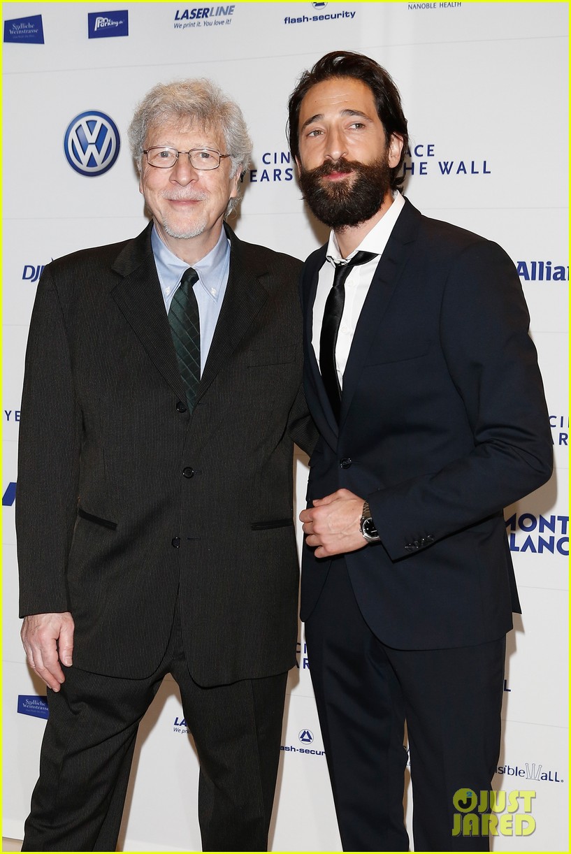Adrien Brody Brings His Dad Along to Celebrate the Fall of the Berlin ...