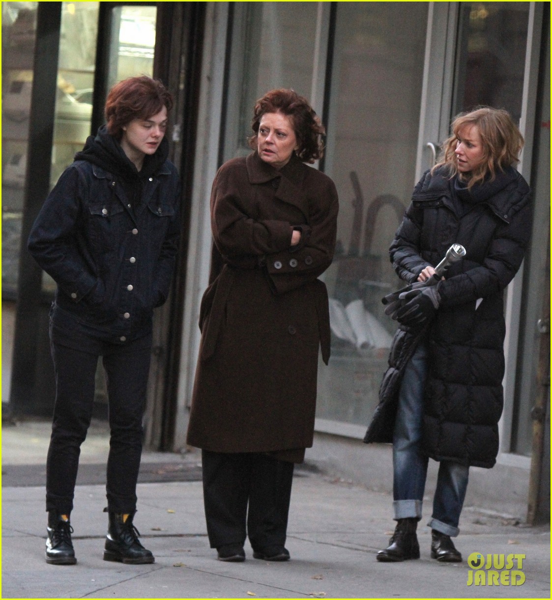 Elle Fanning & Susan Sarandon Climb A Fire Escape For A Shoe: Photo ...