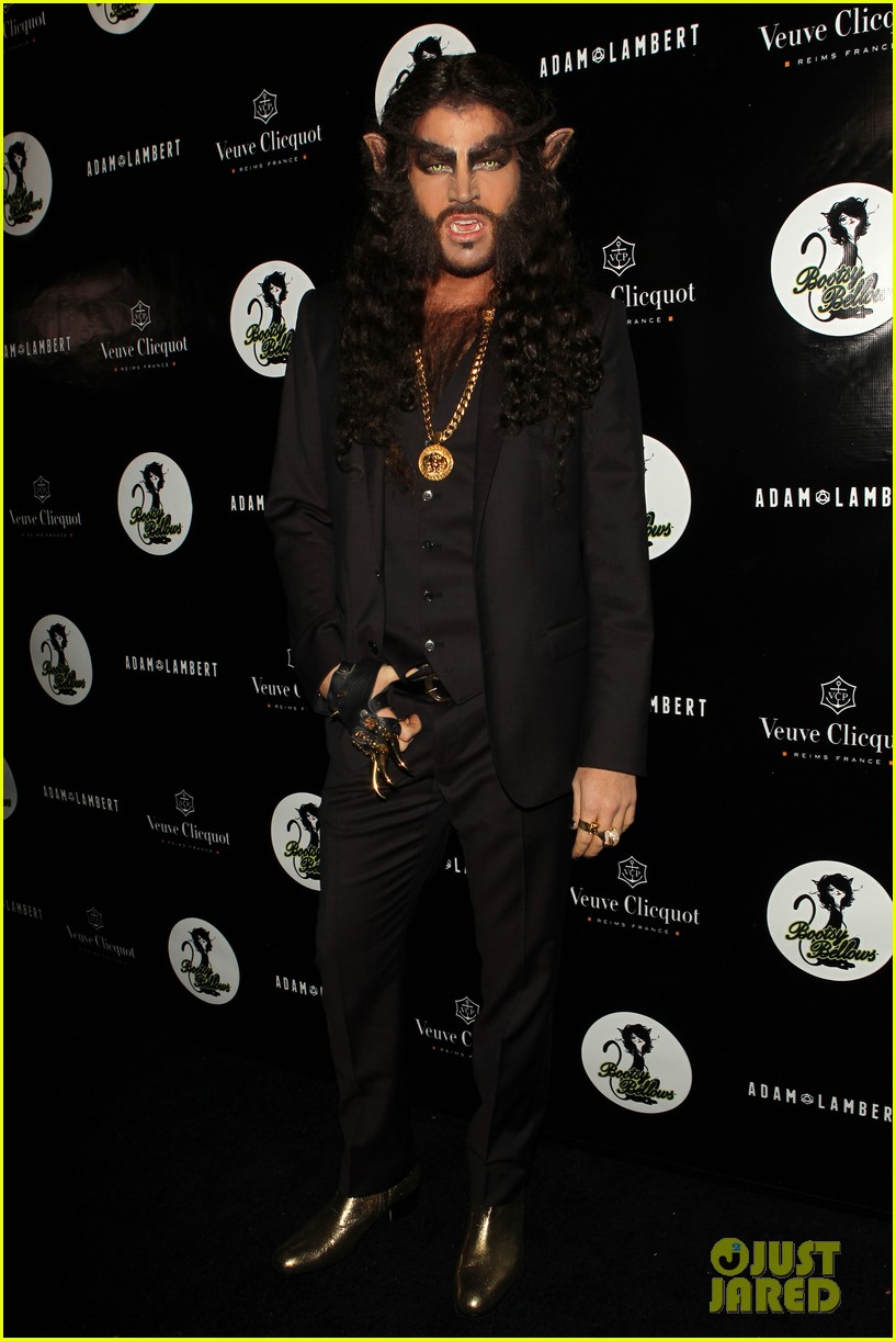 Adam Lambert Looks Unrecognizable as Wolf Man at His Halloween Bash ...