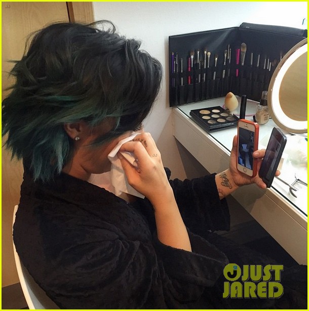 Demi Lovato Tears Up During Thanksgiving Away from Family: Photo ...