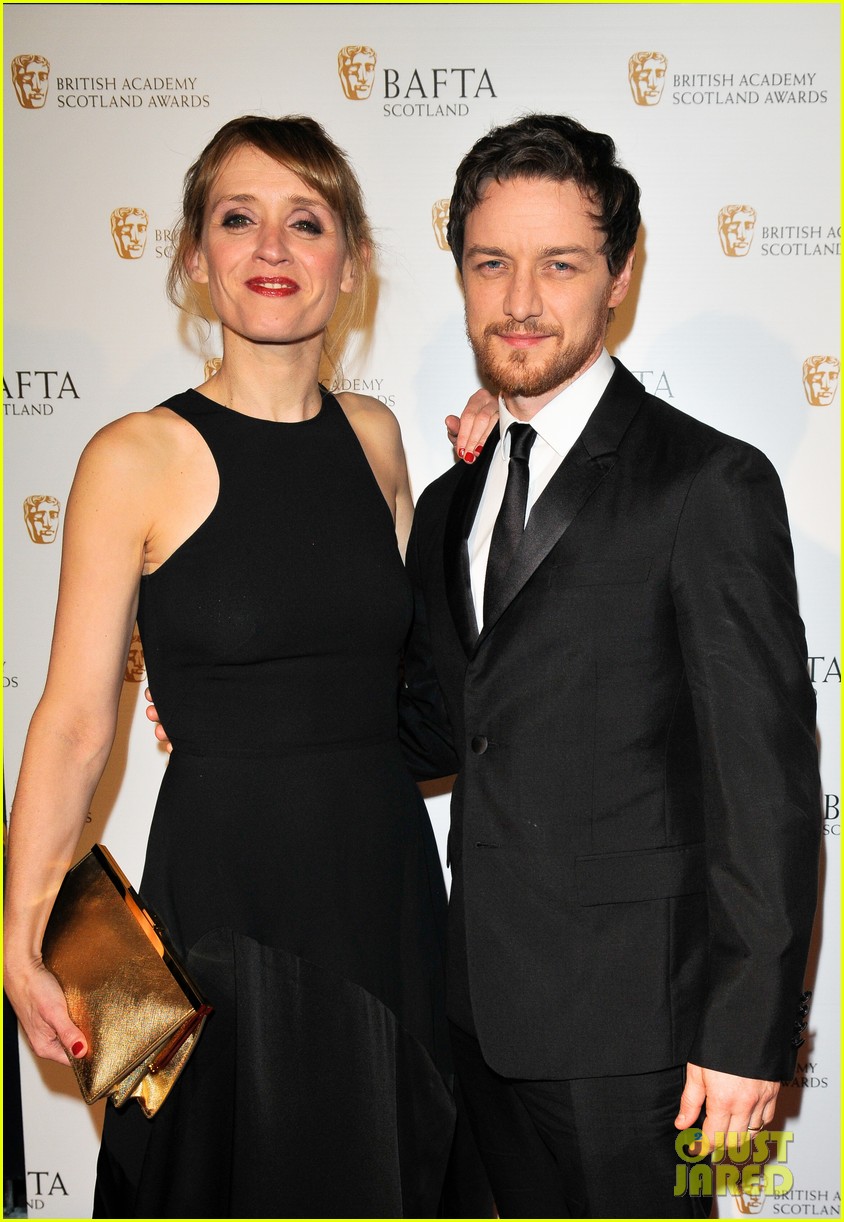 James McAvoy Looks So in Love with His Wife at the British Academy ...