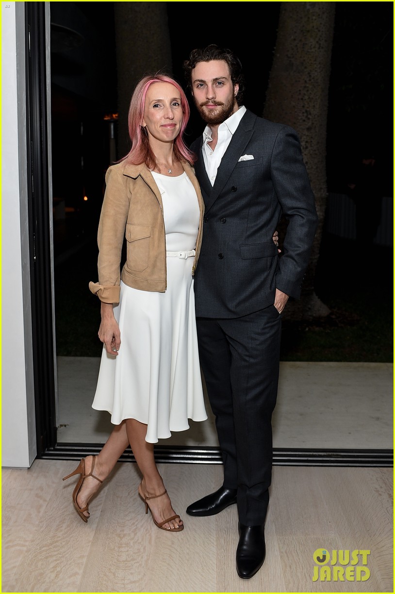 Demi Moore & Aaron Taylor-Johnson Celebrate The Launch of Rosetta Getty ...