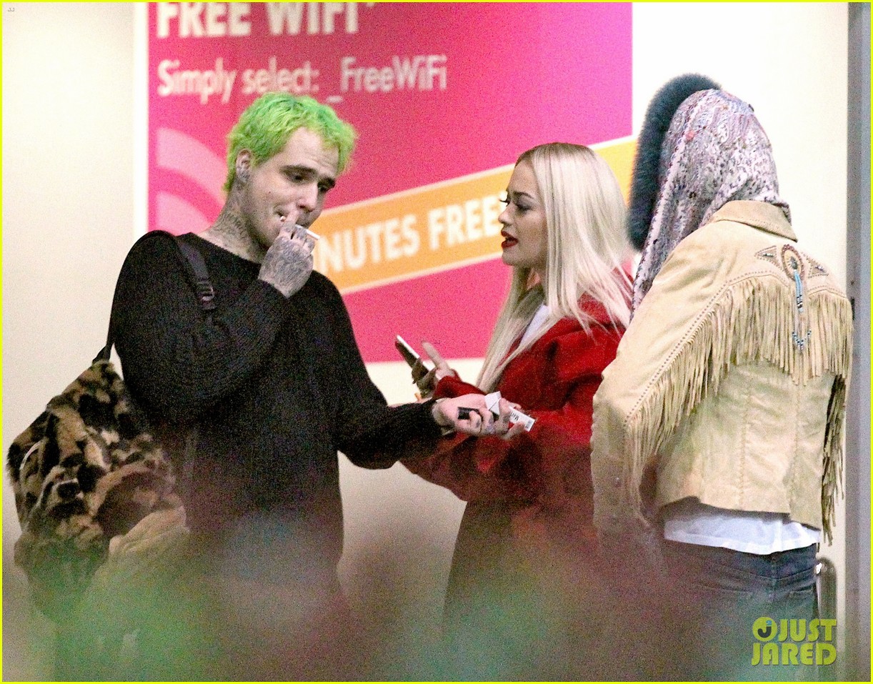 Red Hot Rita Ora & Ricky Hilfiger Catch Flight After Her Shoot: Photo ...