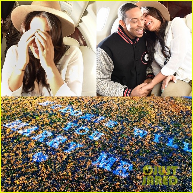 Ludacris Gets Engaged to His Girlfriend Eudoxie in a Mile High Proposal ...