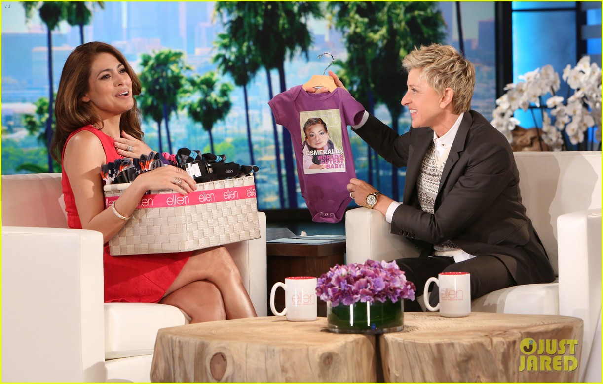 Eva Mendes Reveals Esmeralda's Fake 'First Photo' During 'Ellen ...