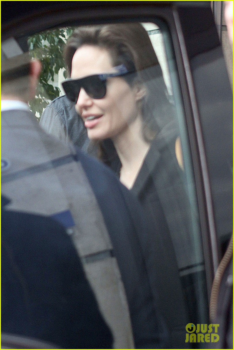 Angelina Jolie Arrives in Rome Ahead of Meeting Pope Francis: Photo ...
