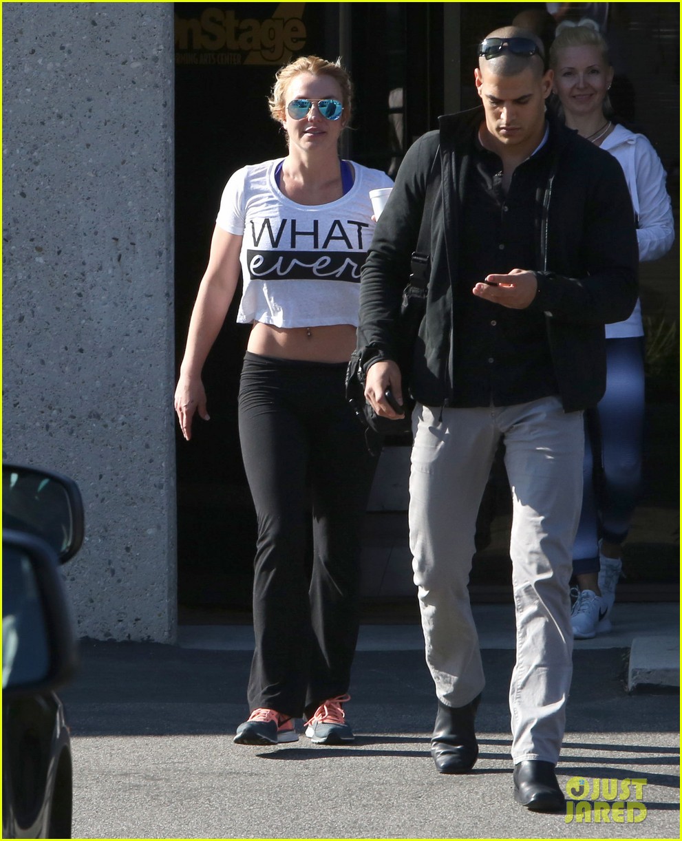Britney Spears Flashes Rock Hard Abs After Dance Rehearsal: Photo ...
