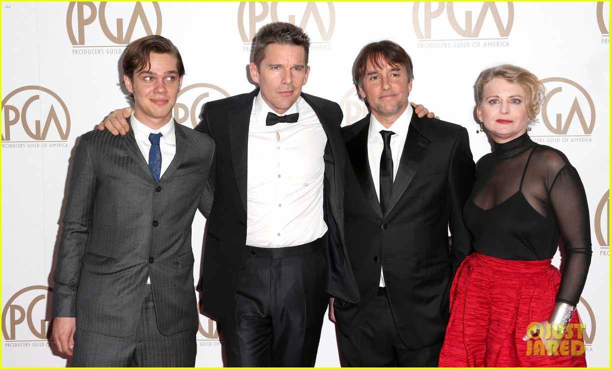 Ellar Coltrane & Ethan Hawke Are 'Boyhood' Father-Son Duo at PGA Awards ...